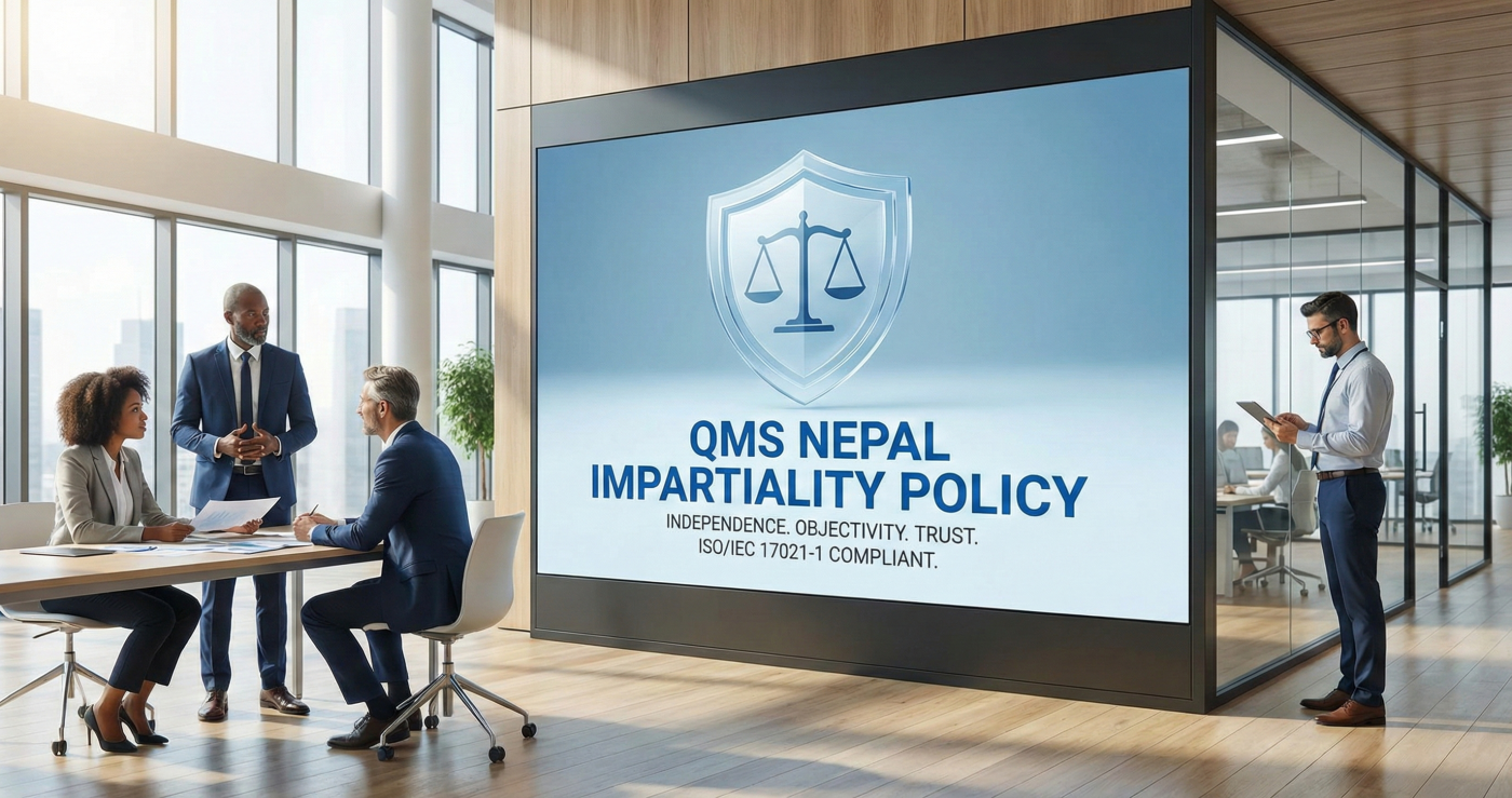 Impartiality Policy - QMS Nepal | Independent ISO Certification ...